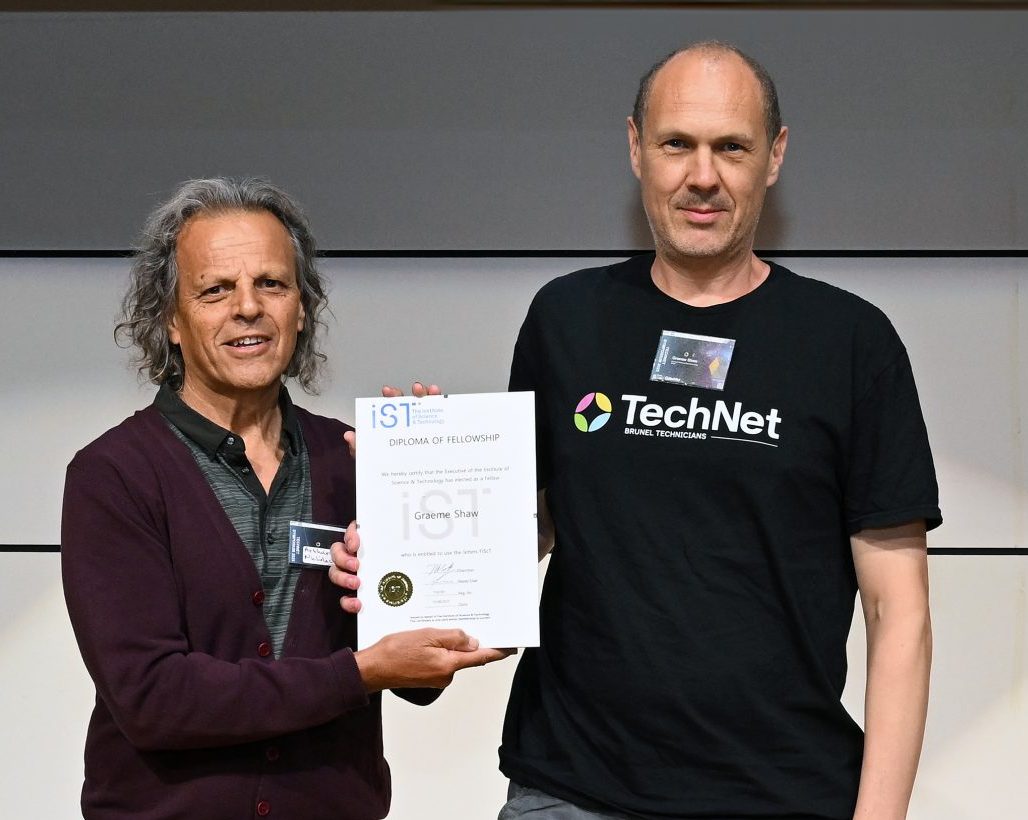 Graeme Shaw Awarded IST Diploma of Fellowship at TechNet Event – IST ...